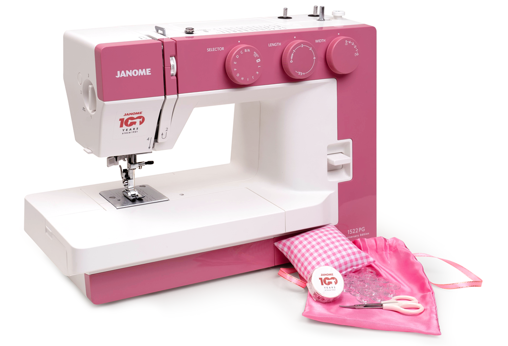 Janome 1522 Rosa Symaskin Mekanisk symaskin - Symaskiner AS
